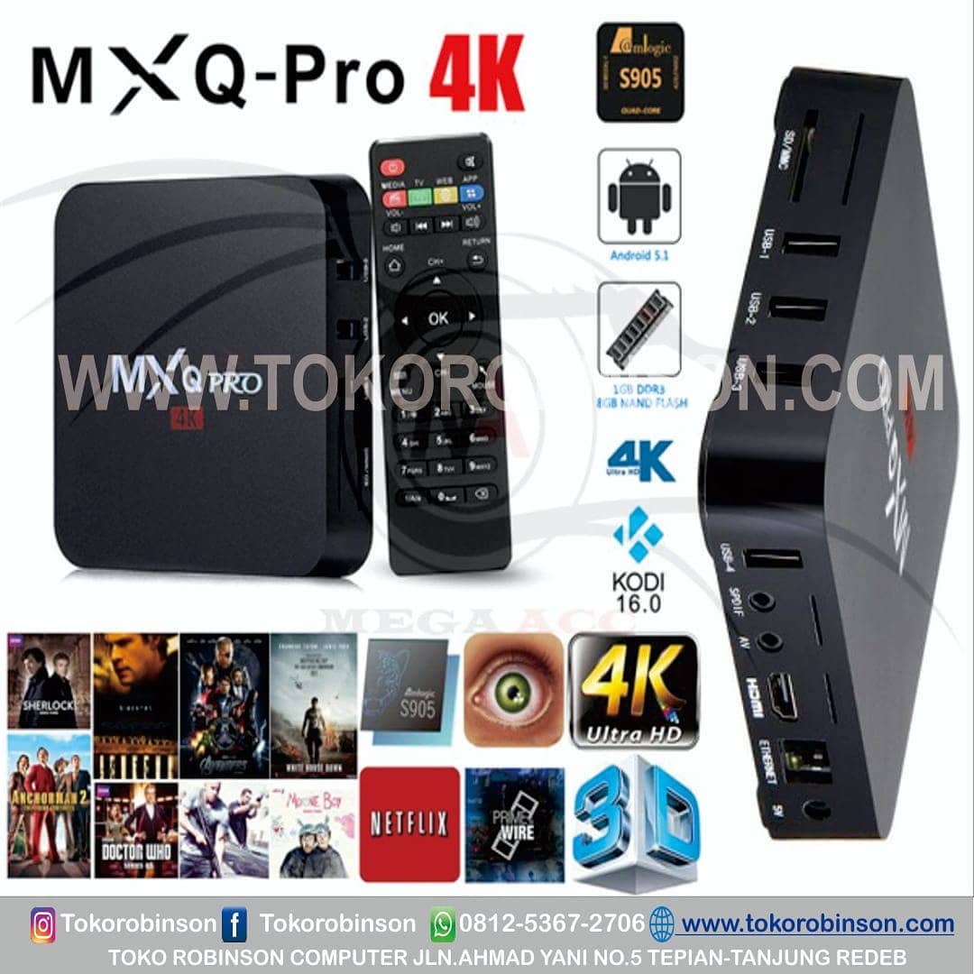 TV BOX MXQ PRO 4K – ROBINSON COMPUTER BERAU