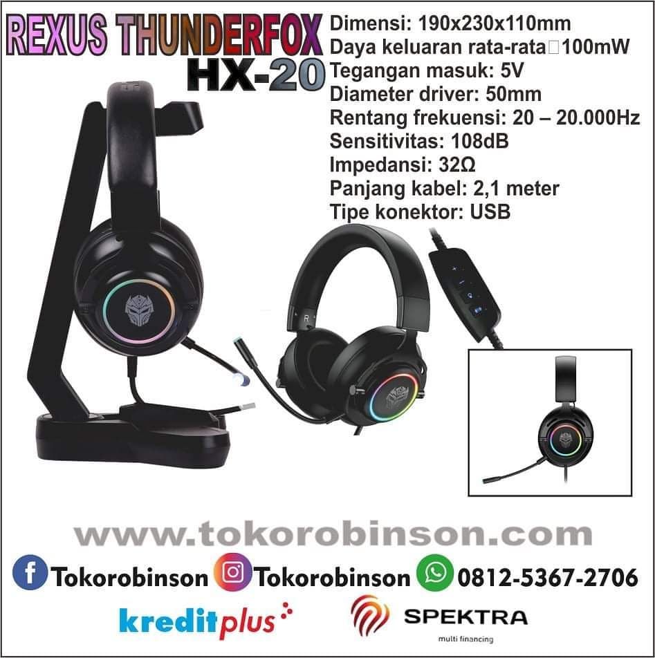 REXUS THUNDERFOX HX-20 – ROBINSON COMPUTER BERAU